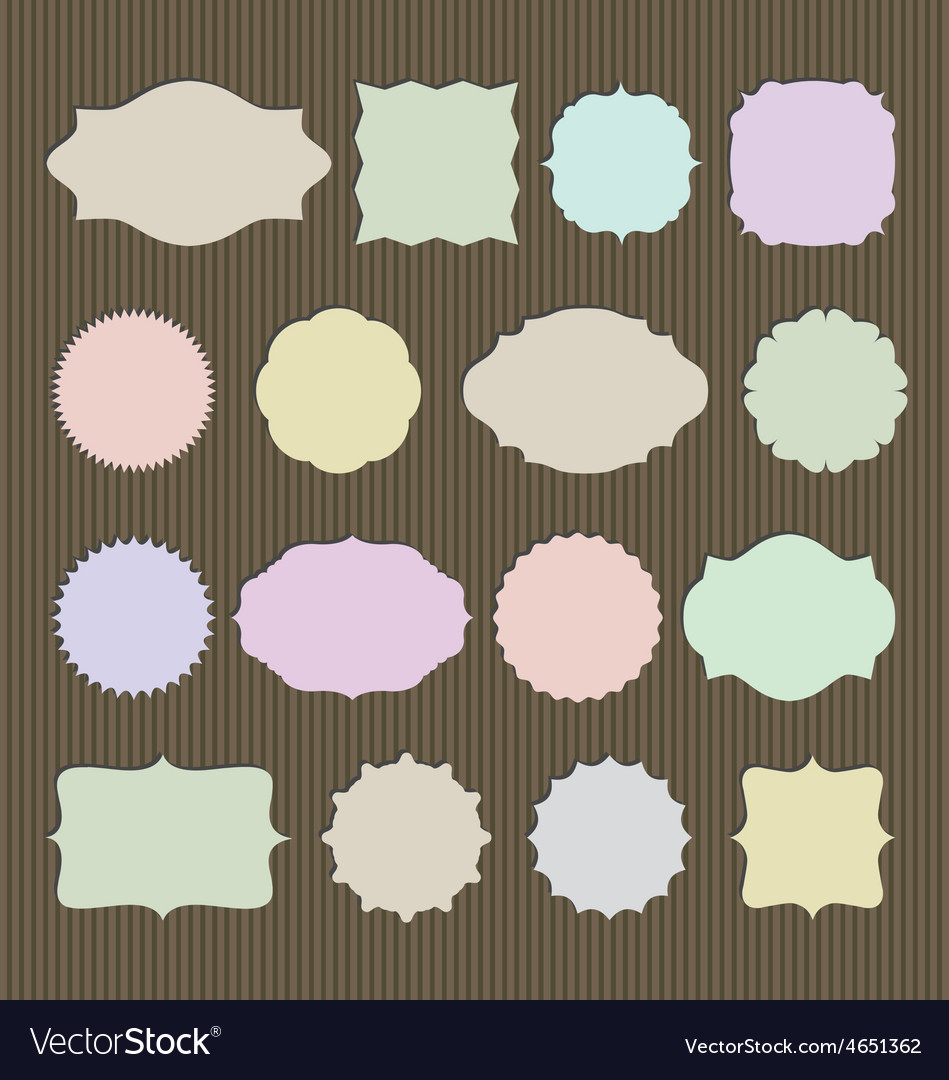 Blank frames Royalty Free Vector Image - VectorStock