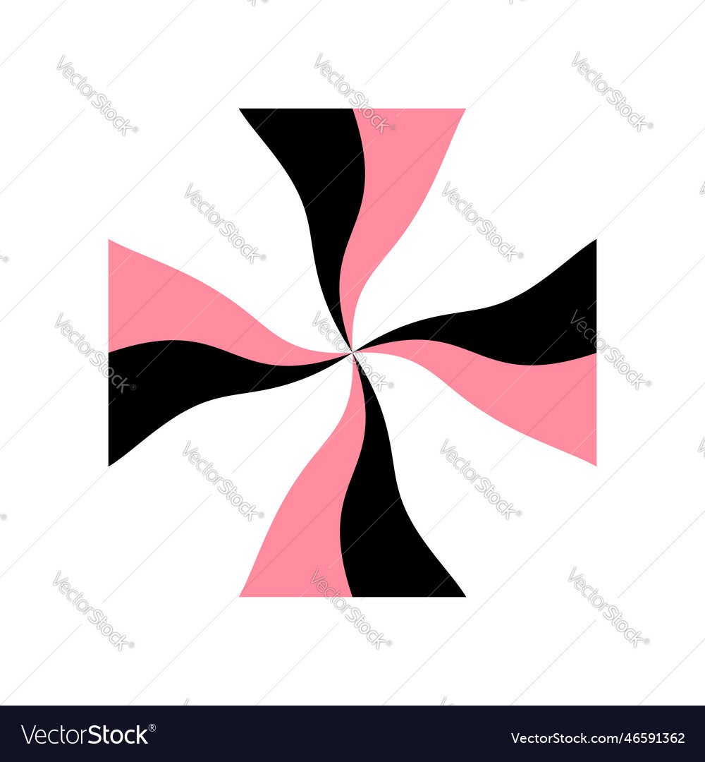 Cross shape icon Royalty Free Vector Image - VectorStock