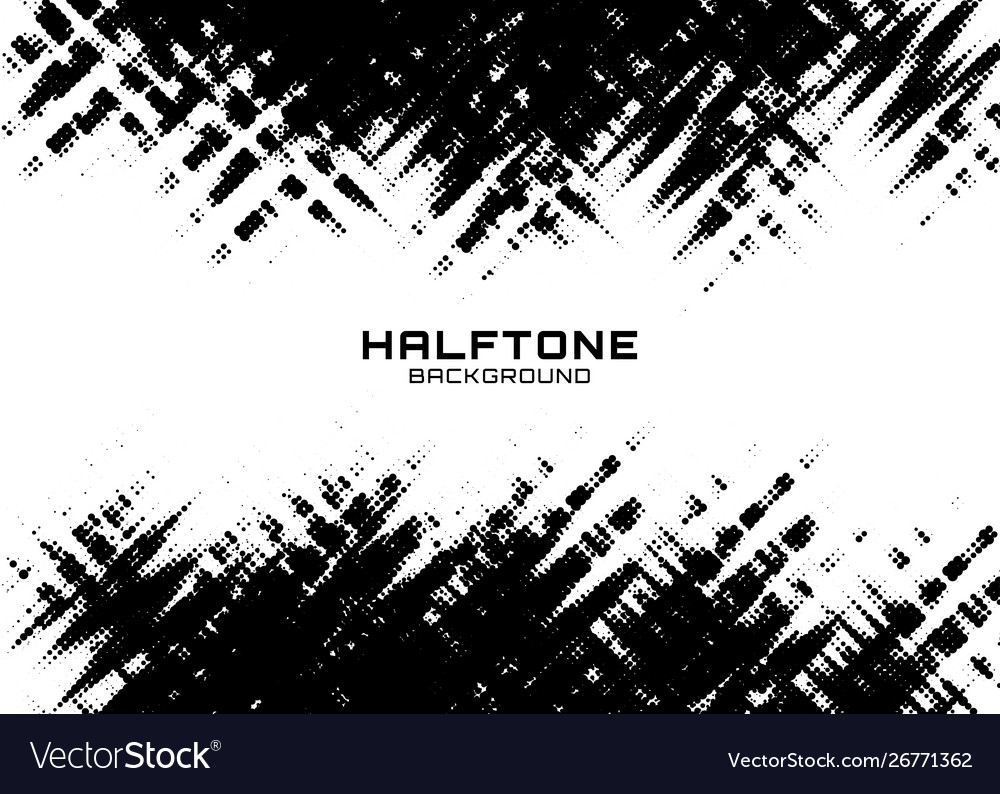 Halftone dots grunge texture horizontal background Halftone dots grunge texture horizontal background