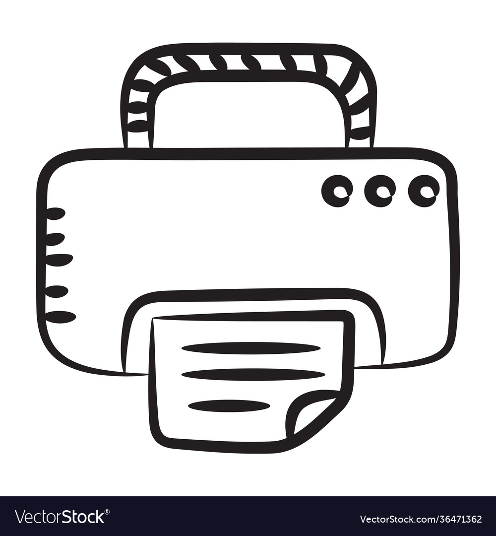 Printer Royalty Free Vector Image - VectorStock