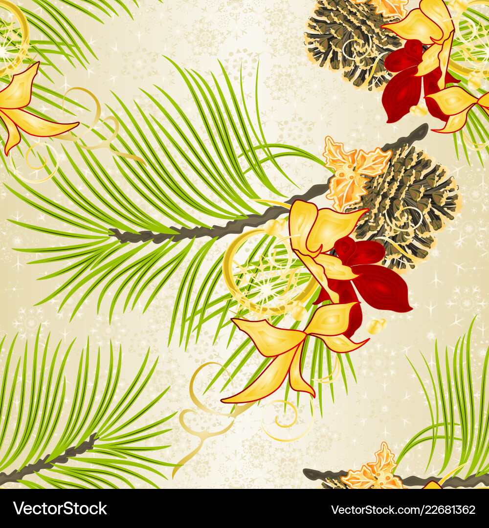 Seamless texture christmas and new year Royalty Free Vector