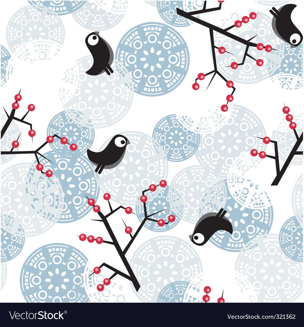 Winter pattern Royalty Free Vector Image - VectorStock
