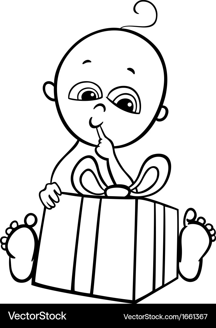 Baby Boy Coloring Pages