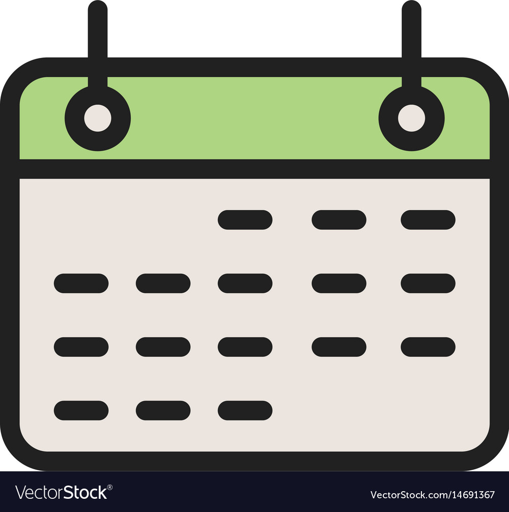 Calendar Royalty Free Vector Image - VectorStock