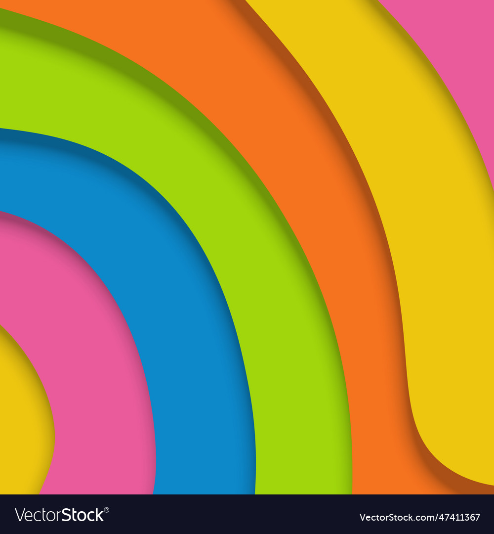 Colorful overlapping background Royalty Free Vector Image