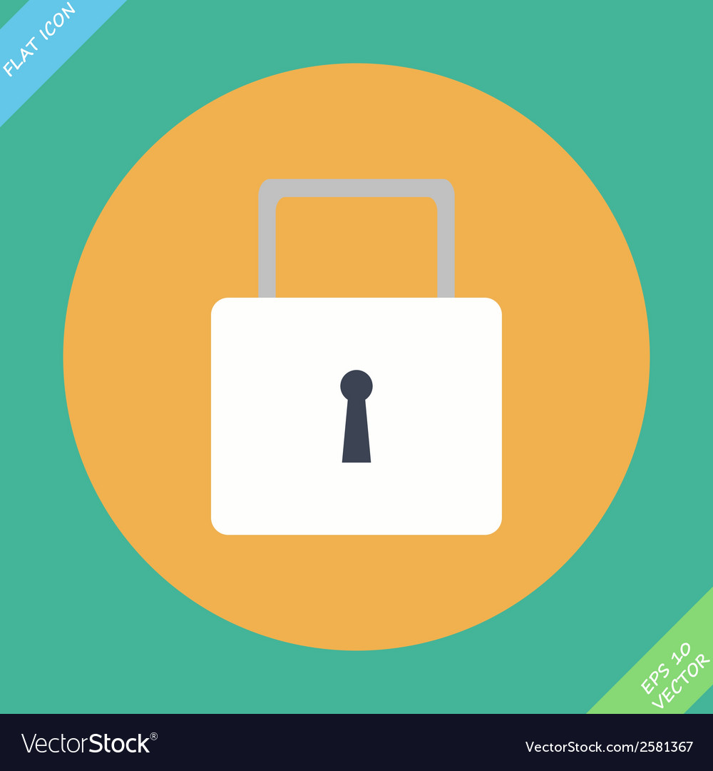 Lock icon Royalty Free Vector Image - VectorStock