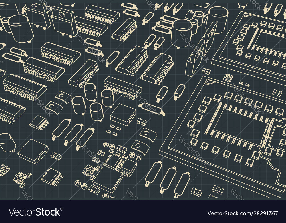 Mainboard Royalty Free Vector Image - VectorStock