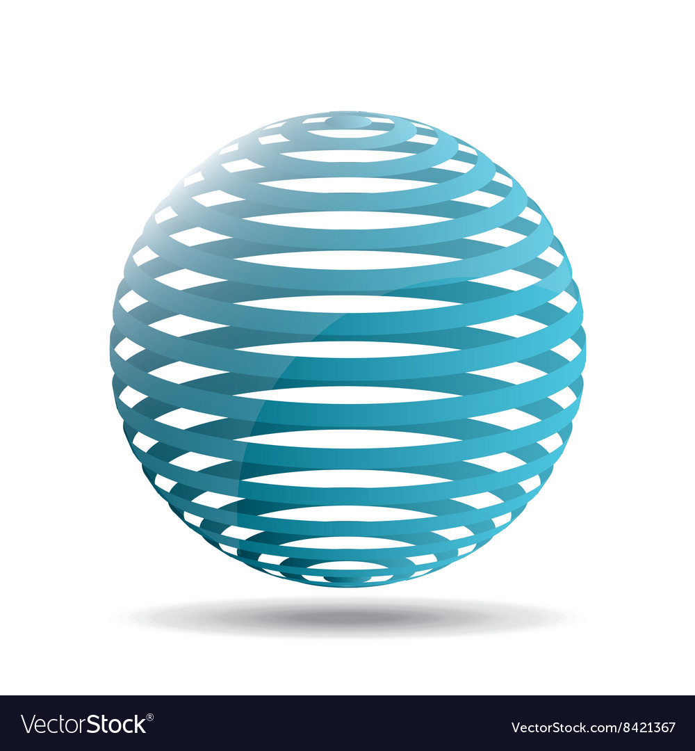 Sphere icon design Royalty Free Vector Image - VectorStock