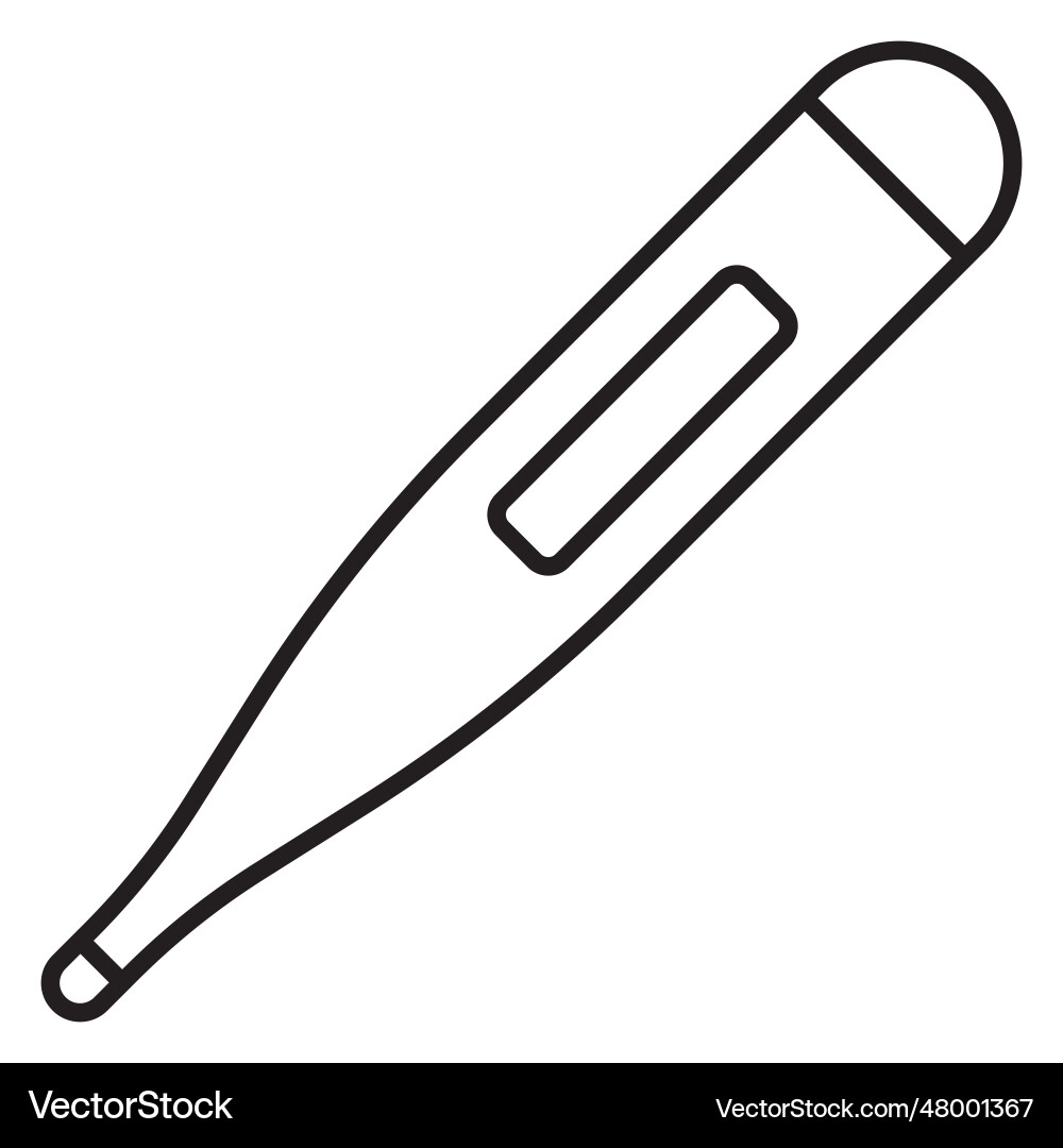 Thermometer icon Royalty Free Vector Image - VectorStock