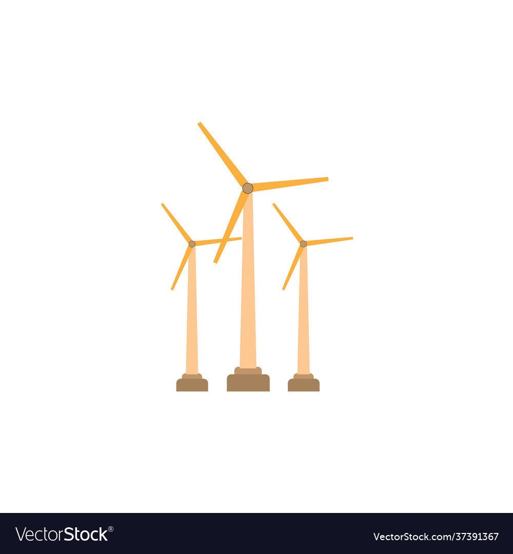 Wind generator icon Royalty Free Vector Image - VectorStock