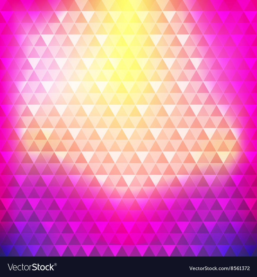 Abstract background colorful continuous triangle Vector Image