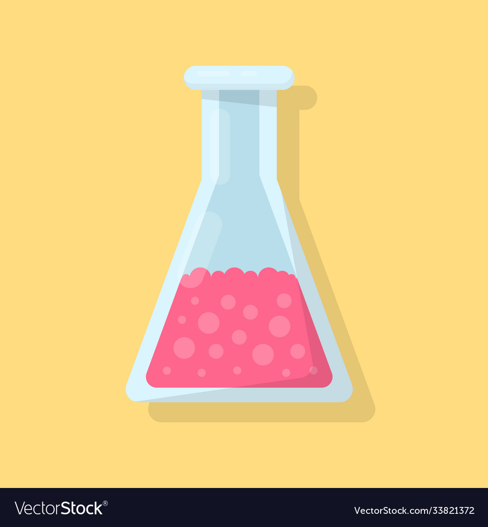 Bottle design objects science elements Royalty Free Vector