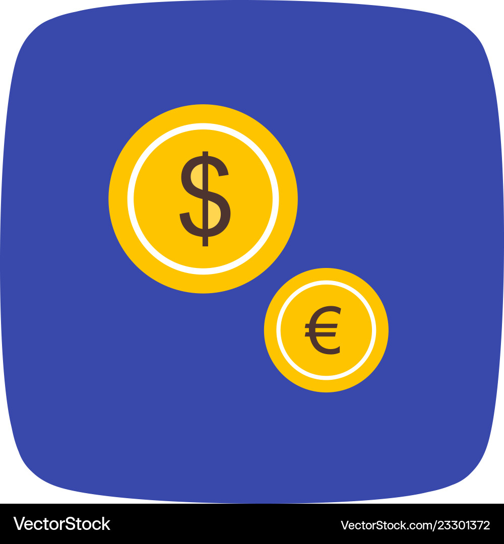 Currencies icon Royalty Free Vector Image - VectorStock