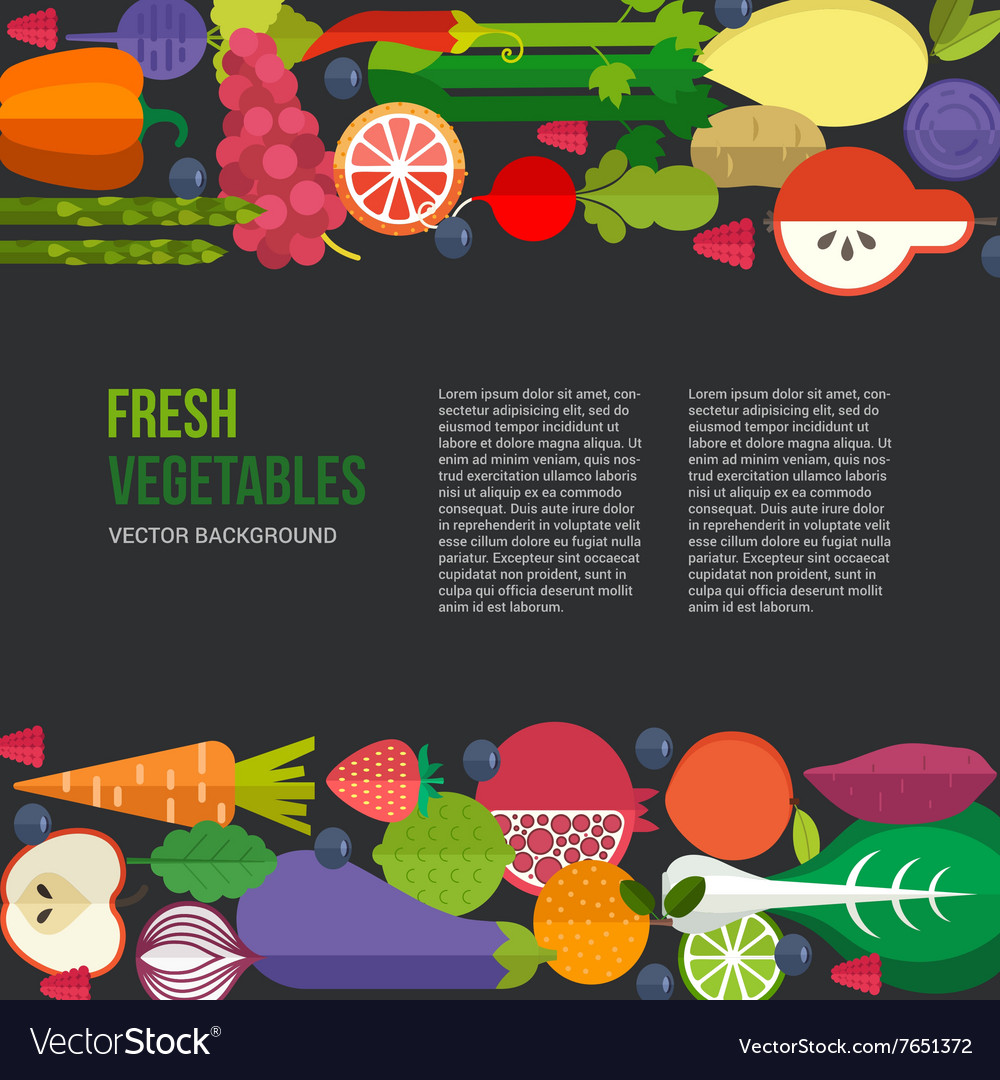 Healthy Food Royalty Free Vector Image - VectorStock