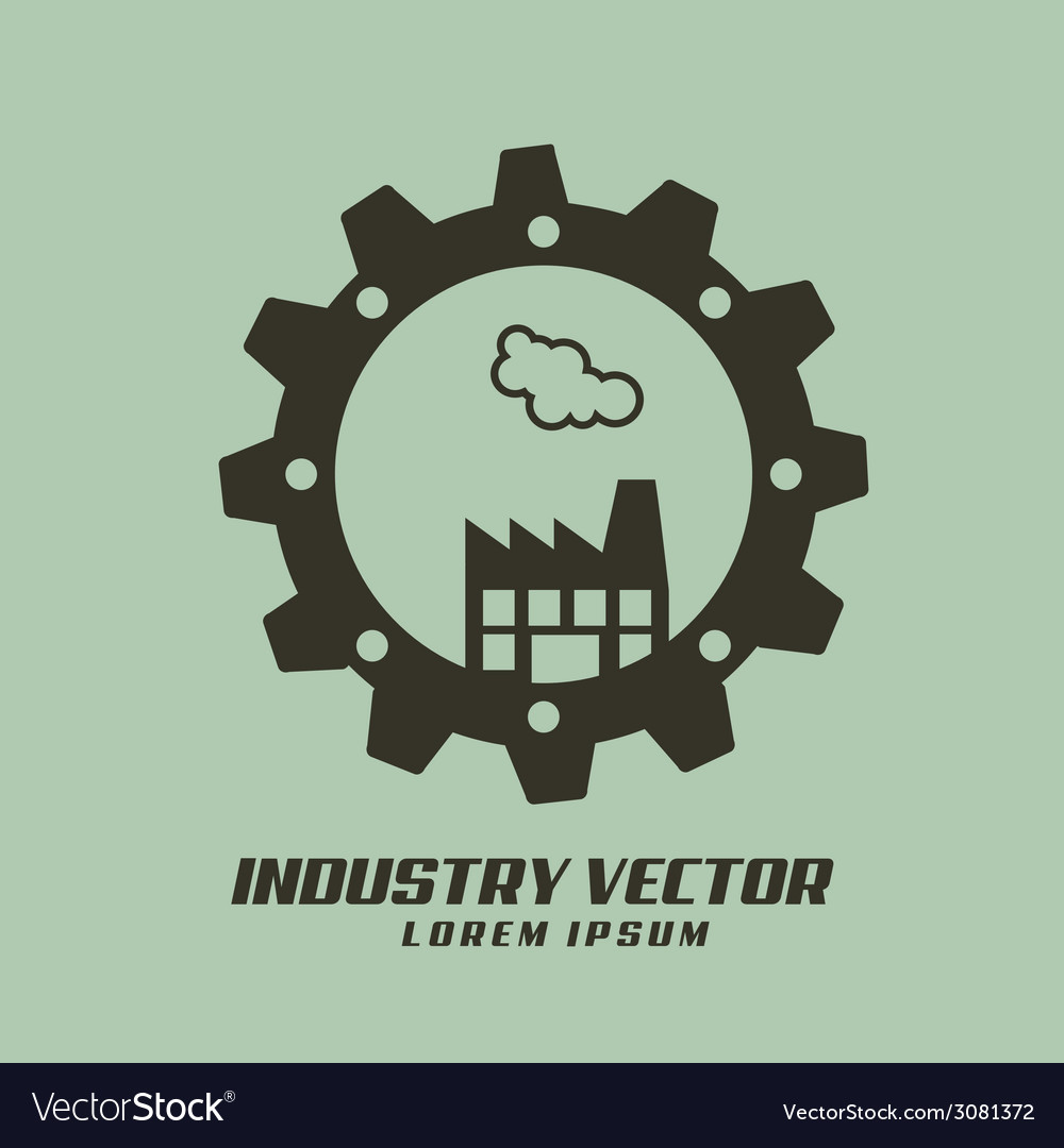 Industry design Royalty Free Vector Image - VectorStock