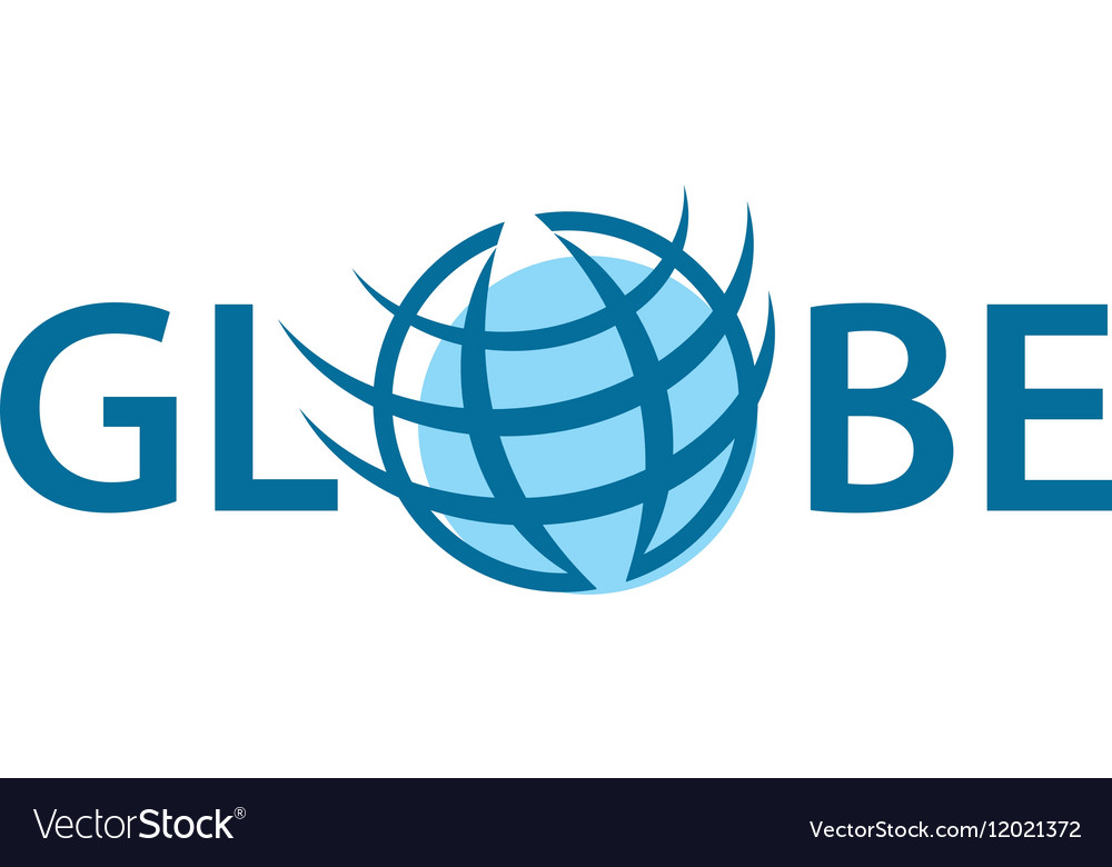 Logo globe Royalty Free Vector Image - VectorStock