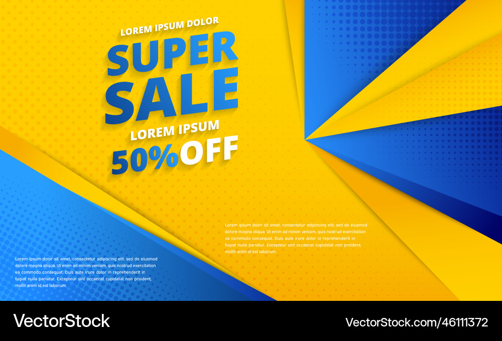 Minimal geometric abstract background super sale Vector Image