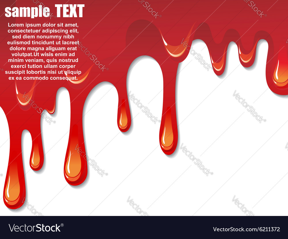 Paint dripping Royalty Free Vector Image - VectorStock