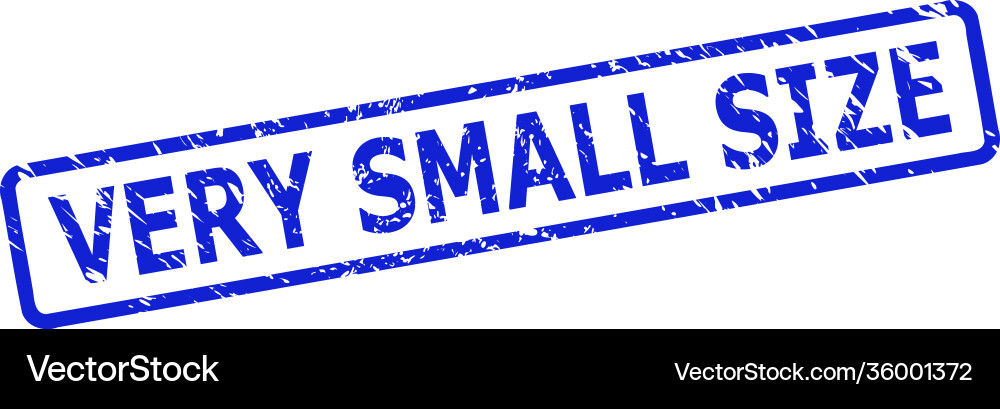 Very small size stamp seal with grunged texture Vector Image