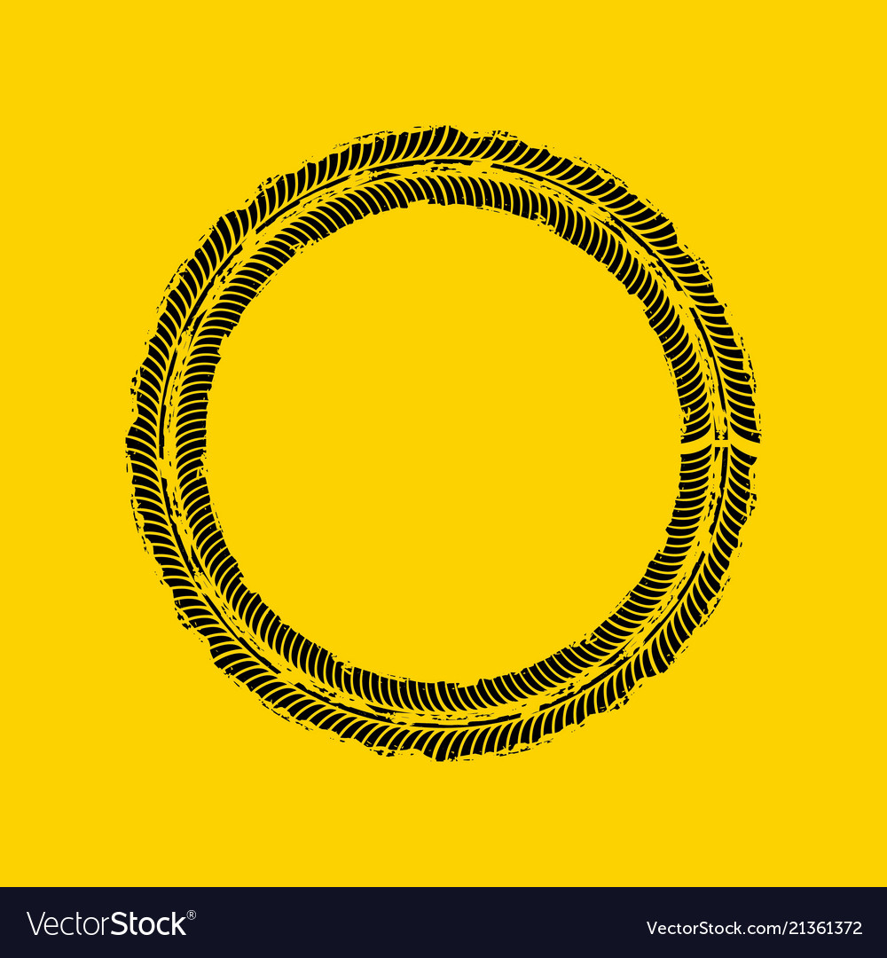 Wheel print design Royalty Free Vector Image - VectorStock