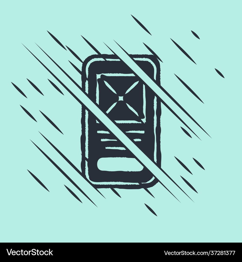 Black ui or ux design icon isolated on green Vector Image