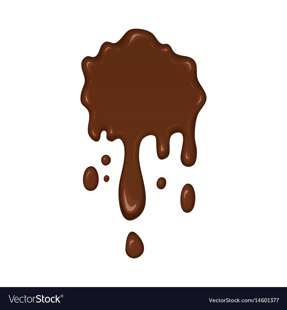 Brown splash liquid Royalty Free Vector Image - VectorStock