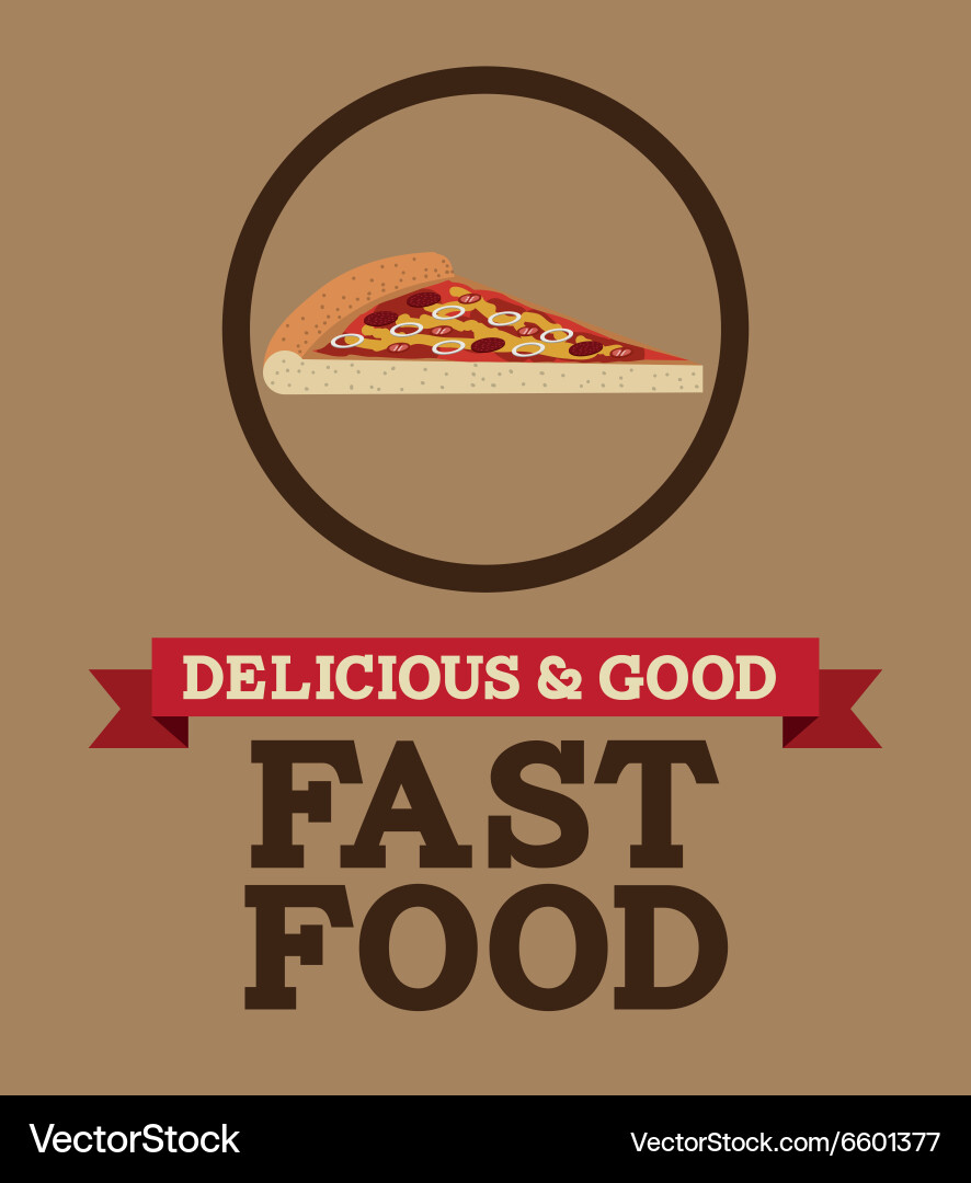 Delicious and good foodesign Royalty Free Vector Image