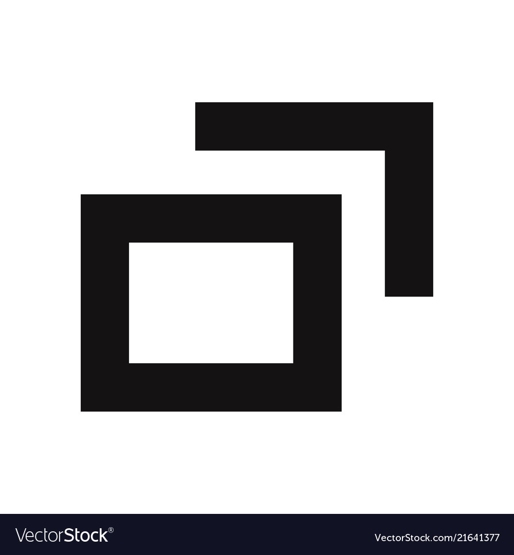Minimize Icon Royalty Free Vector Image VectorStock
