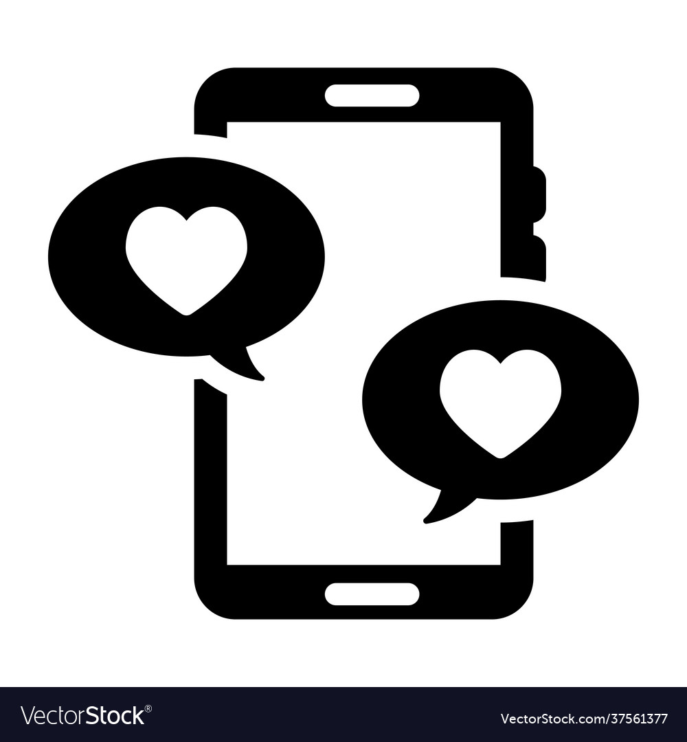 Romantic messages Royalty Free Vector Image - VectorStock