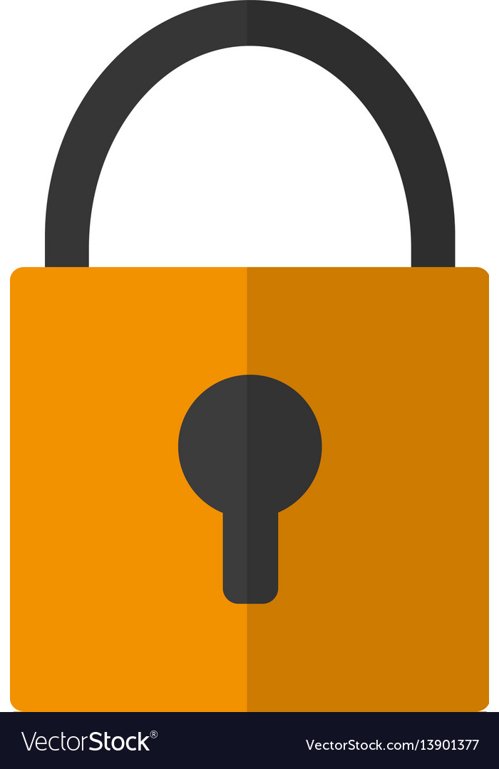 Security padlock icon Royalty Free Vector Image