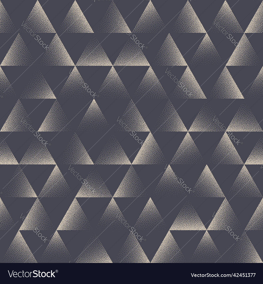 Triangle pattern distressed texture abstract Vector Image