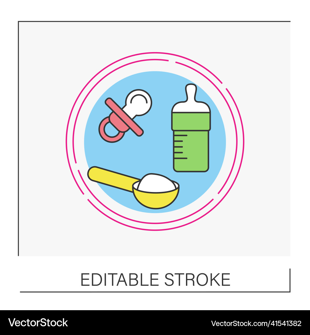 Baby concept line icon Royalty Free Vector Image