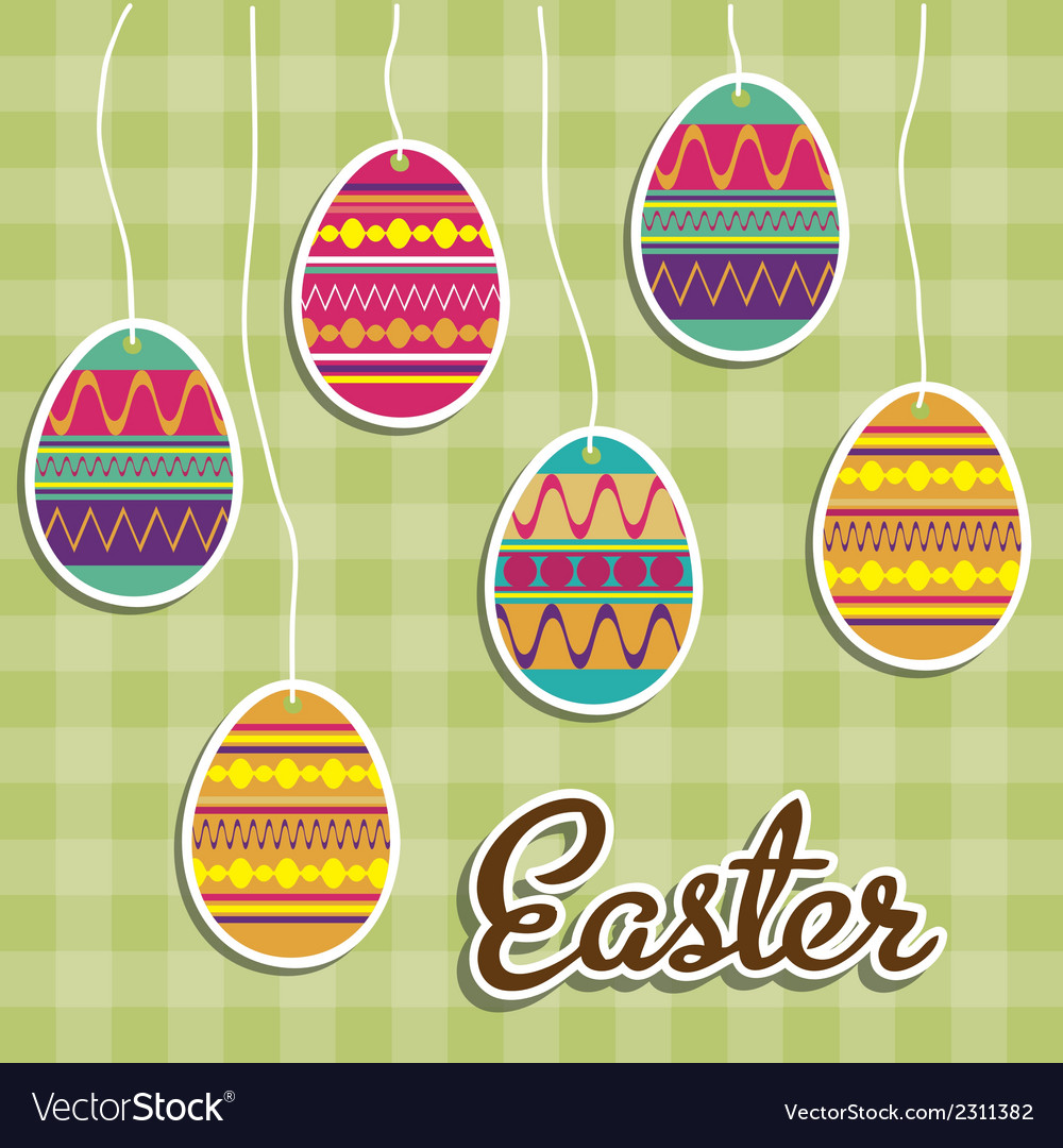 Celebration easter Royalty Free Vector Image - VectorStock