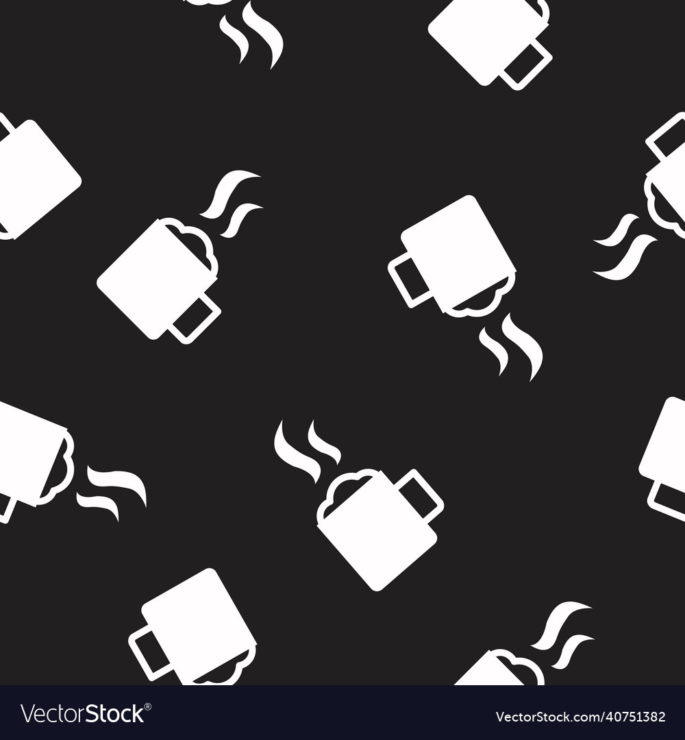 Coffee cup pattern Royalty Free Vector Image - VectorStock
