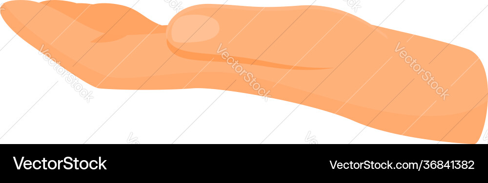 Give hand gesture icon cartoon style Royalty Free Vector