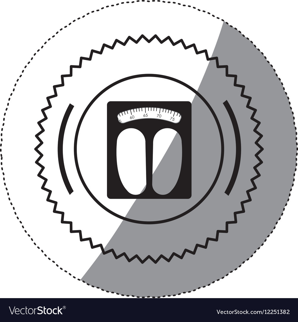 Isolated scale design Royalty Free Vector Image