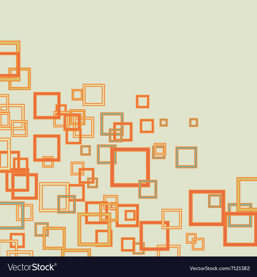 Squares flying background Royalty Free Vector Image