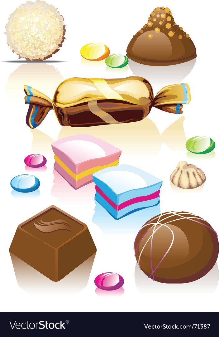 Candy Royalty Free Vector Image - VectorStock