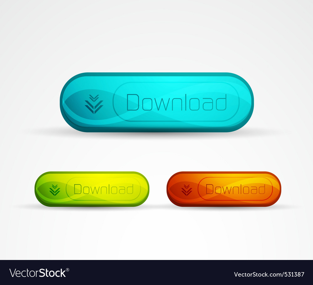 Download button Royalty Free Vector Image - VectorStock