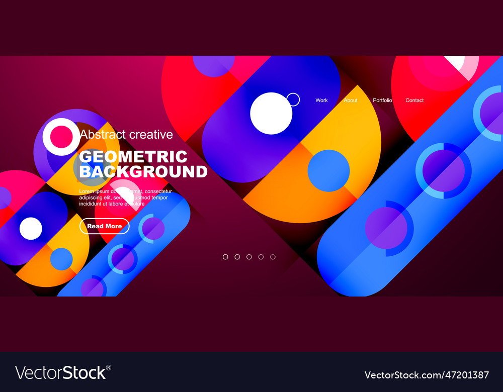 Simple circles and round elements pattern Vector Image