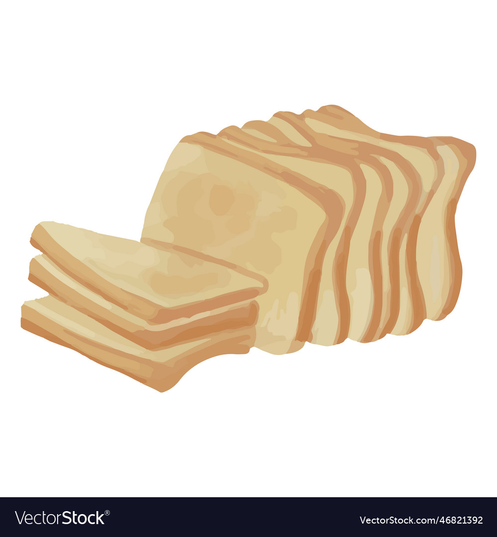 Bread toasts realistic Royalty Free Vector Image