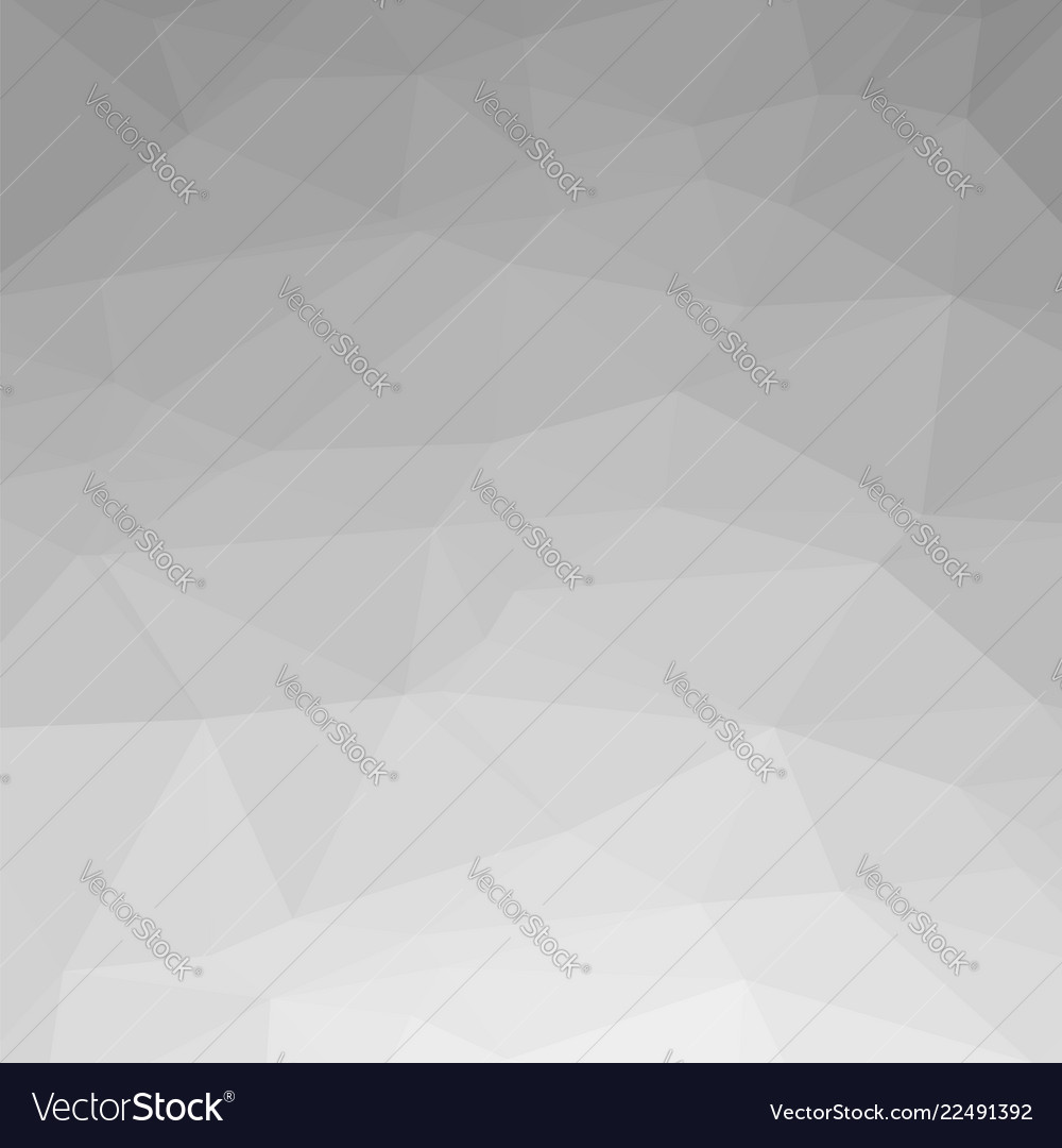 Grey polygonal background rumpled triangular Vector Image