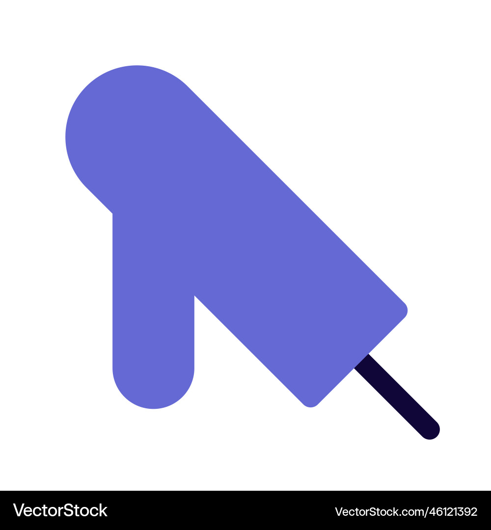 Mochi vanilla ice cream in stick Royalty Free Vector Image