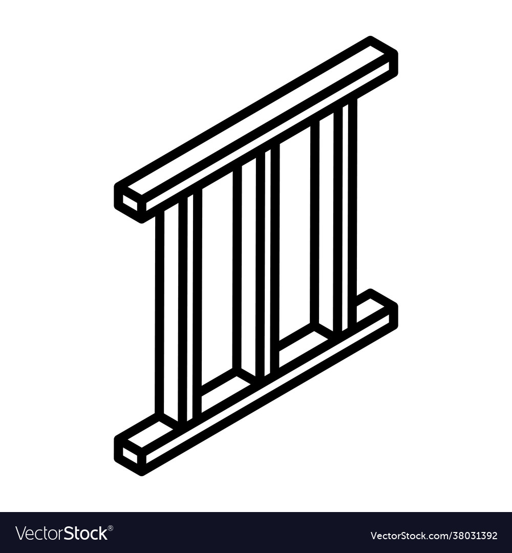 Railing Royalty Free Vector Image - VectorStock