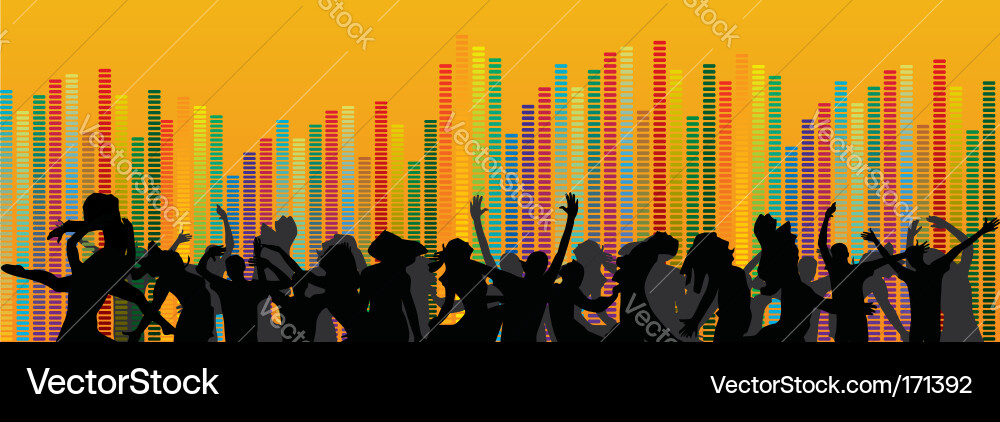 Set of party people Royalty Free Vector Image - VectorStock
