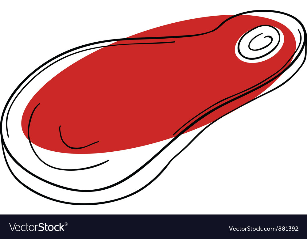 Steak Royalty Free Vector Image - VectorStock Steak Royalty Free Vector Image - VectorStock