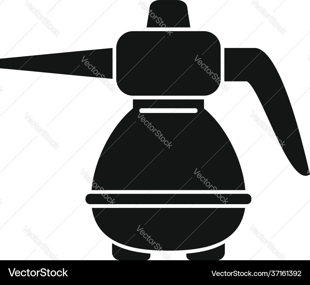 Wash steam cleaner icon simple style Royalty Free Vector