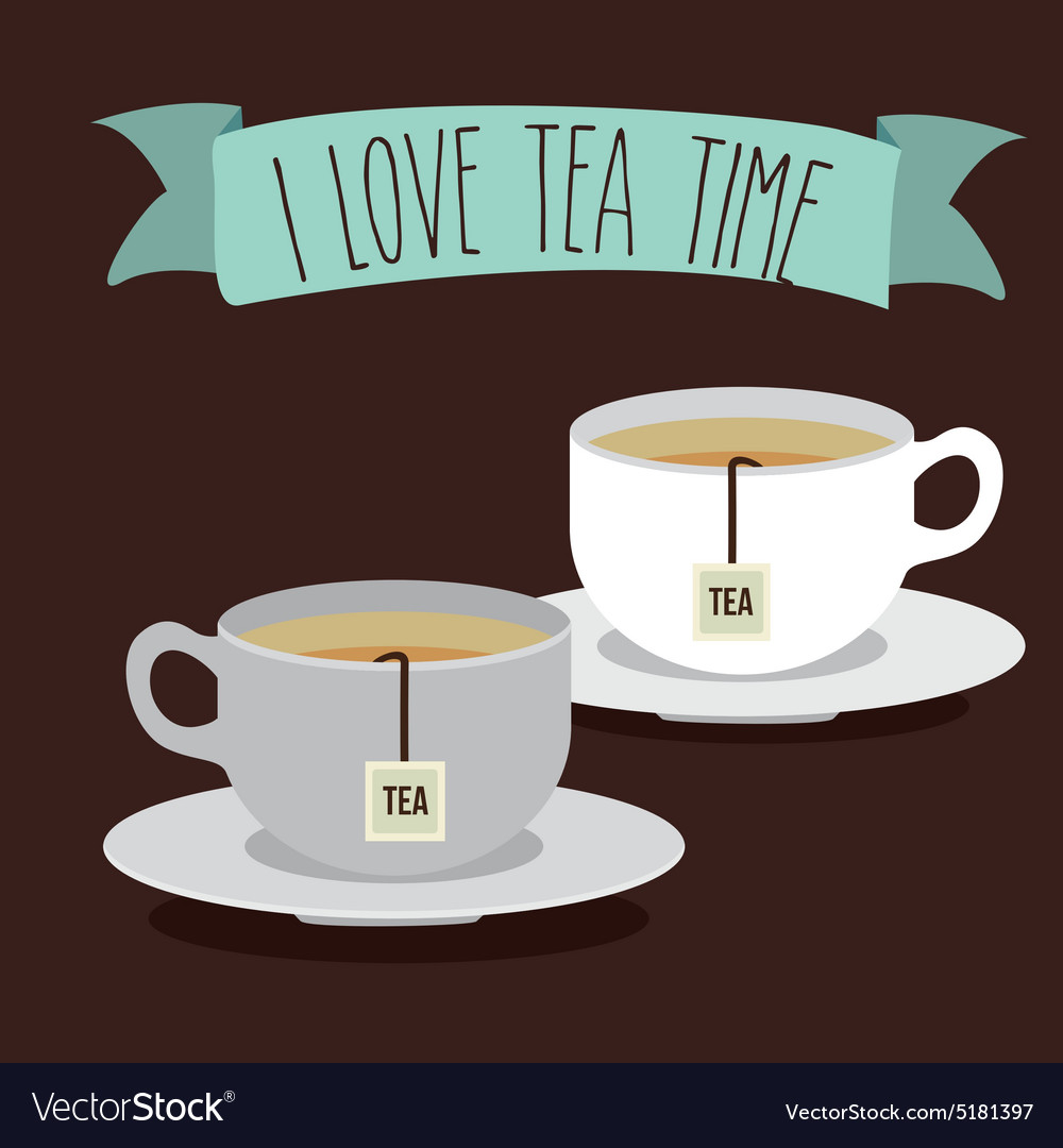 Tea design Royalty Free Vector Image - VectorStock