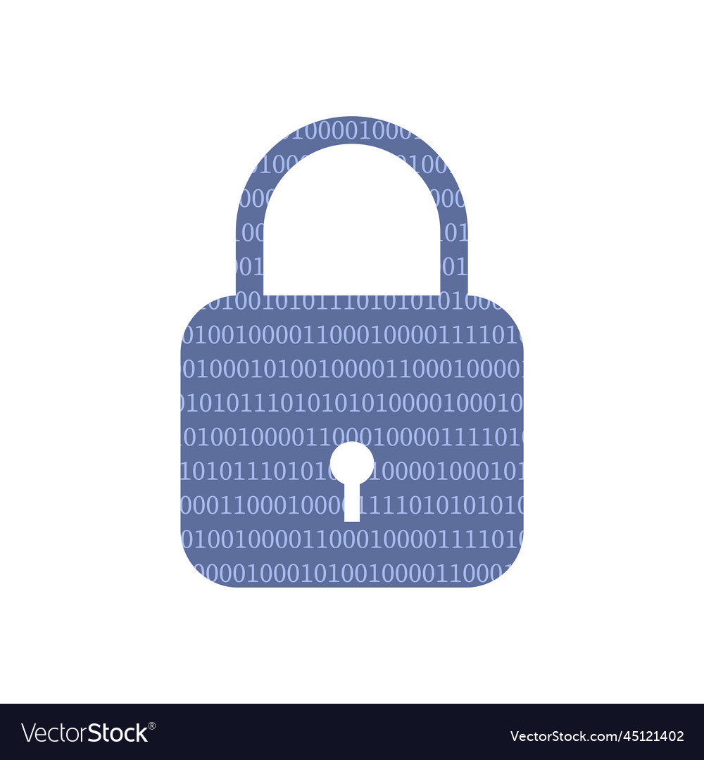 Data protection concept network security Vector Image