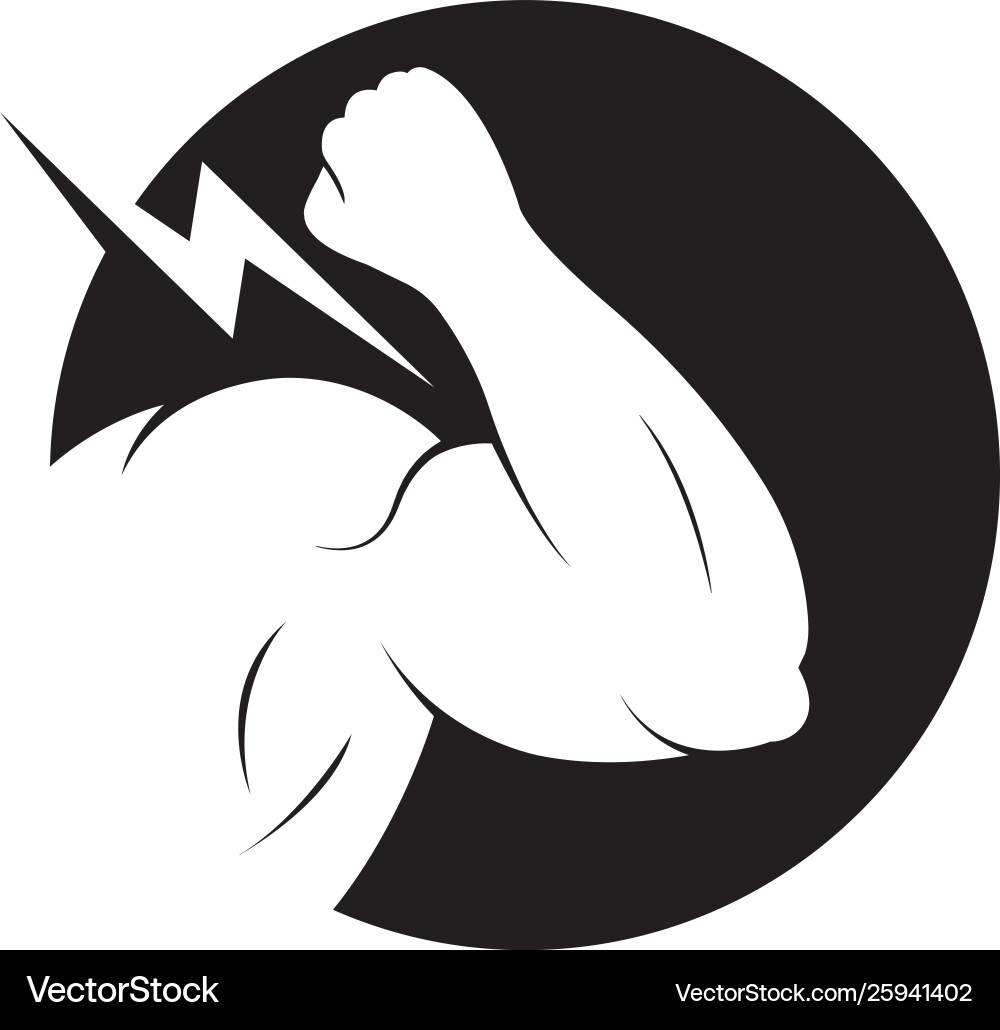 Gymfitness template for bodybuilder Royalty Free Vector